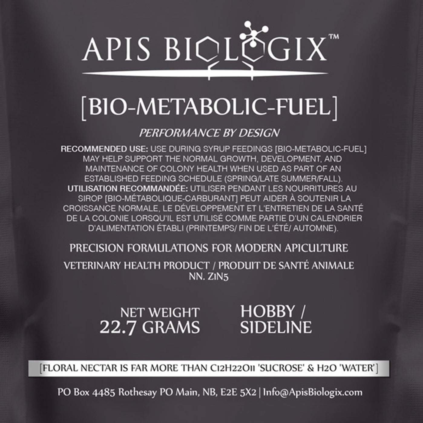 Apis Biologix | BIO-METABOLIC-FUEL in Canada | Dancing Bee Equipment