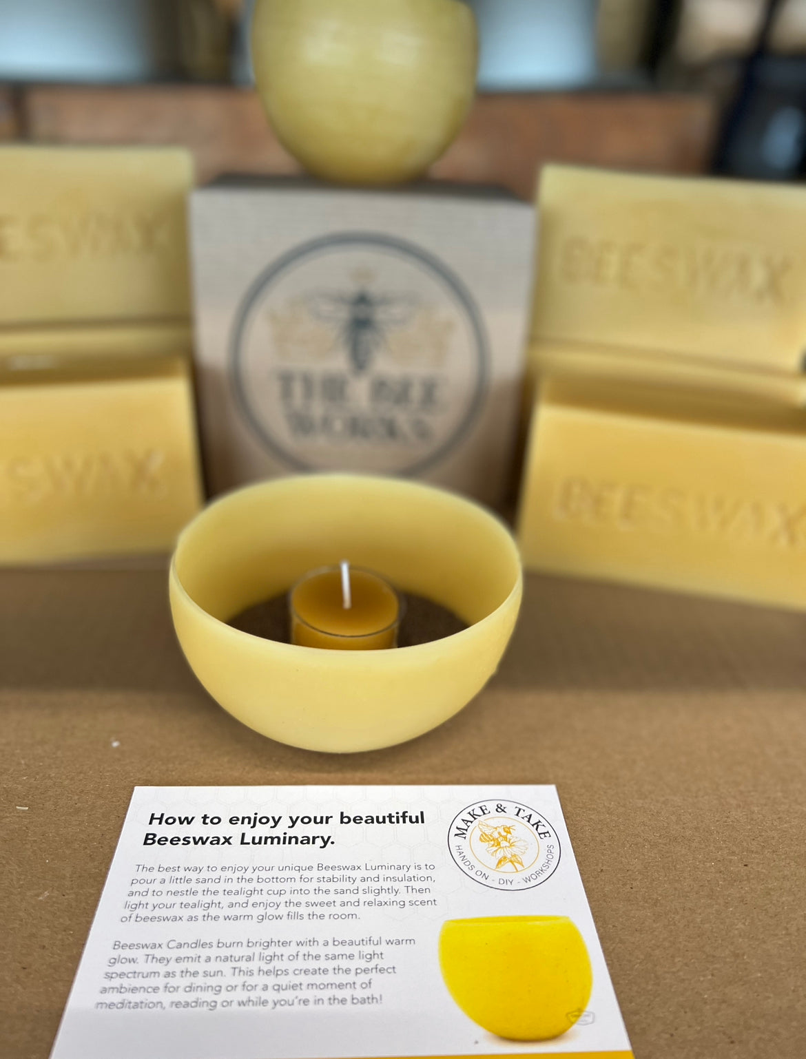 Make and Take Luminary - Dancing Bee Equipment