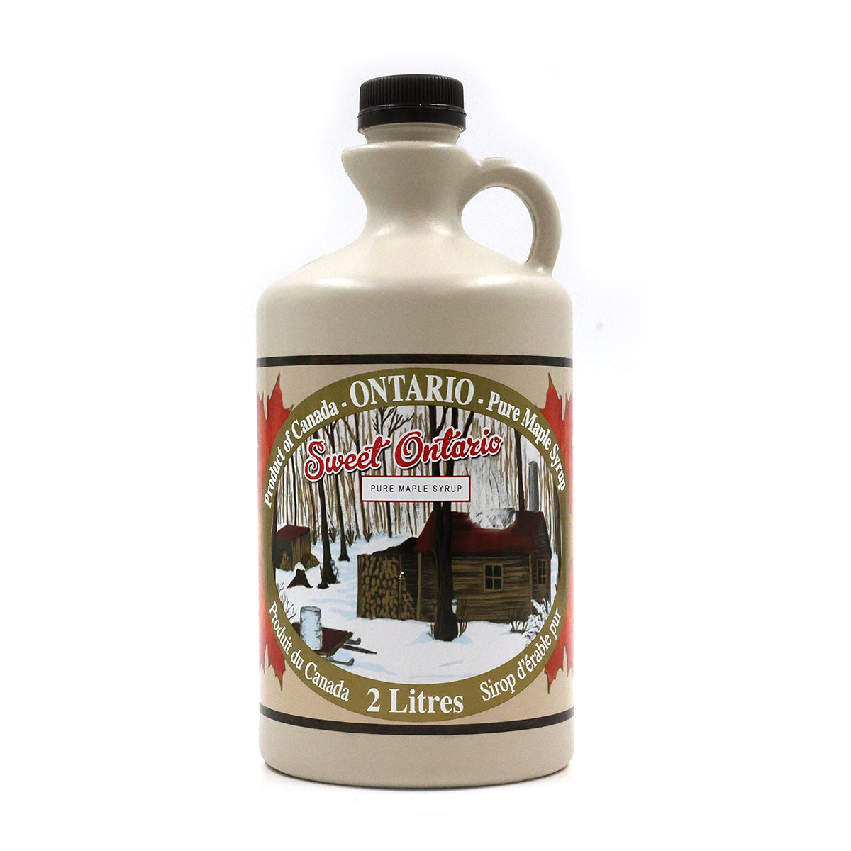 OMSPA Plastic Maple Syrup Jug | 2 Litre in Canada | Dancing Bee Equipment