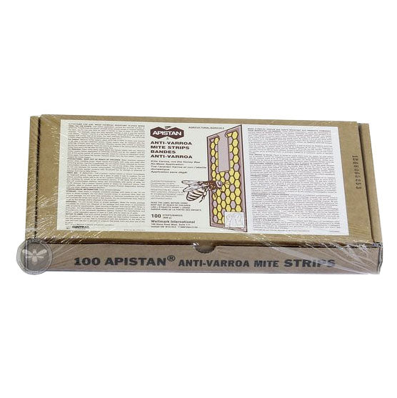 Apistan 100 Pack | Anti-Varroa Mite Strips — Dancing Bee Equipment