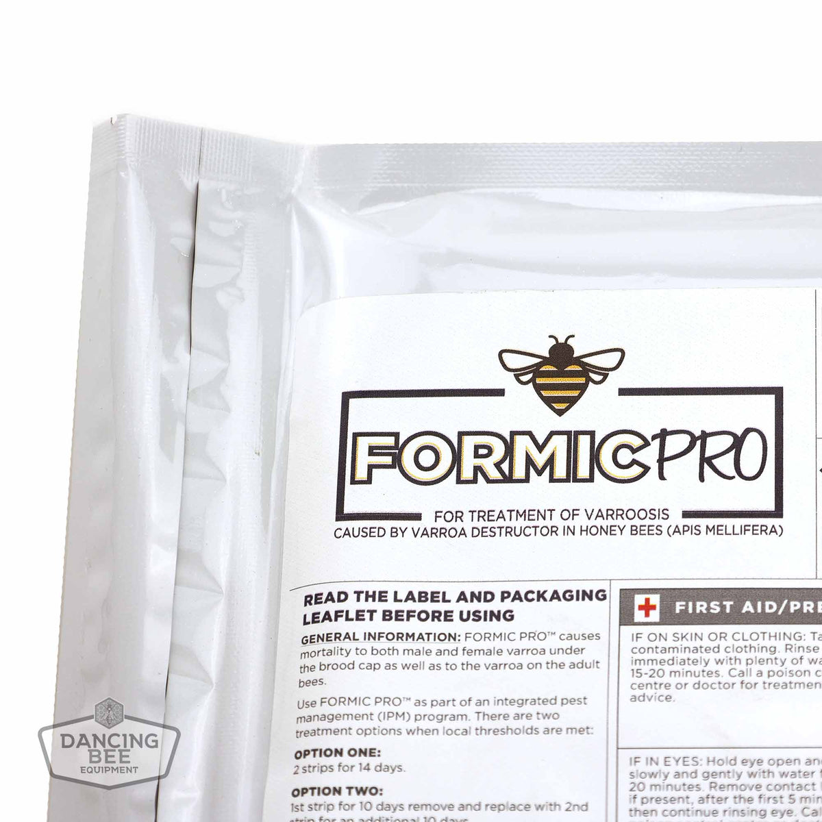 Formic Pro Strips | 2 Dose Pouch | Dancing Bee Equipment