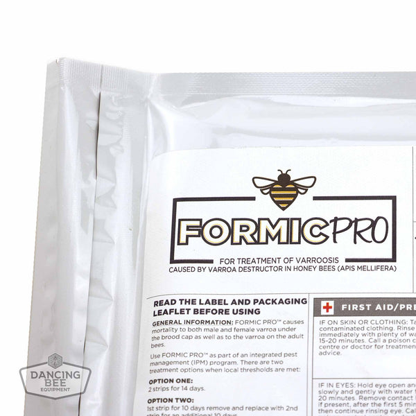 Formic Pro Strips | 2 Dose Pouch | Dancing Bee Equipment