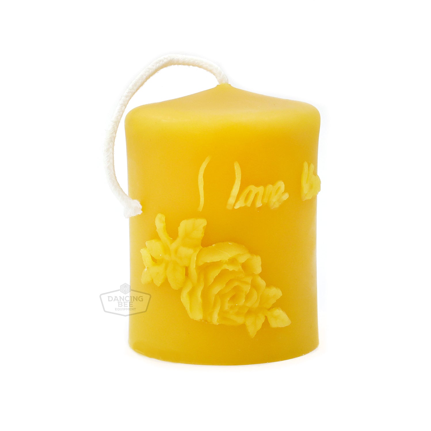"I Love You" Pillar Candle Mold | FS440 — Dancing Bee Equipment